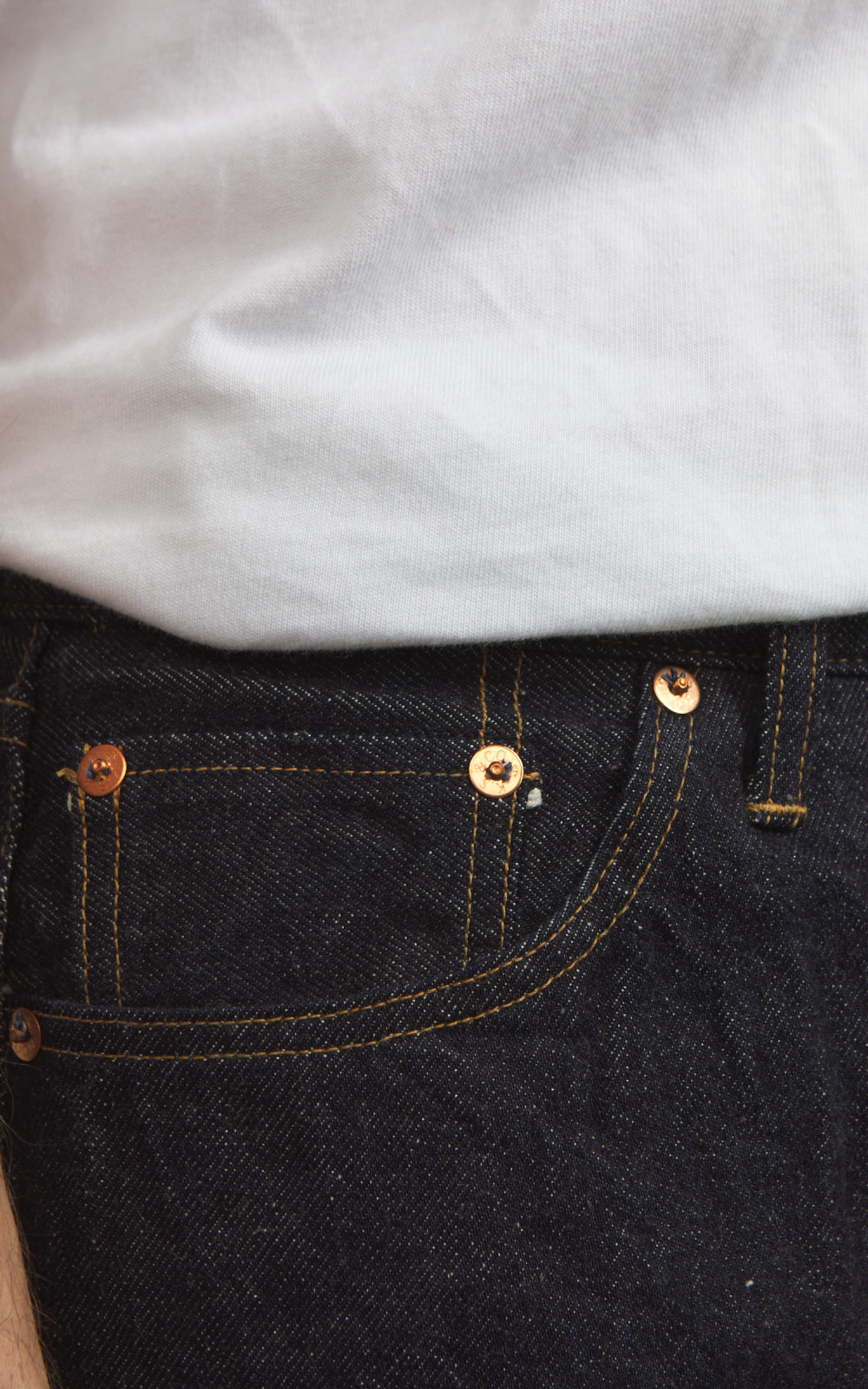 Kaptain Sunshine 5P Zipper Front Denim Pants One Wash Indigo Kaptain Sunshine 5P Zipper Front Denim Pants One Wash Indigo