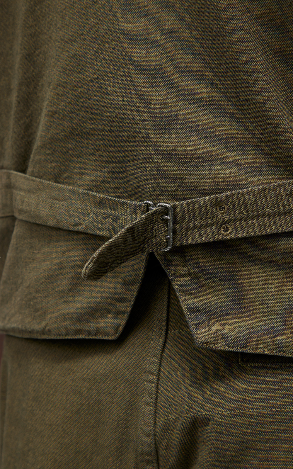 Nigel Cabourn Waistcoat Cotton Broken Twill Army | Cultizm Nigel Cabourn Waistcoat Cotton Broken Twill Army | Cultizm