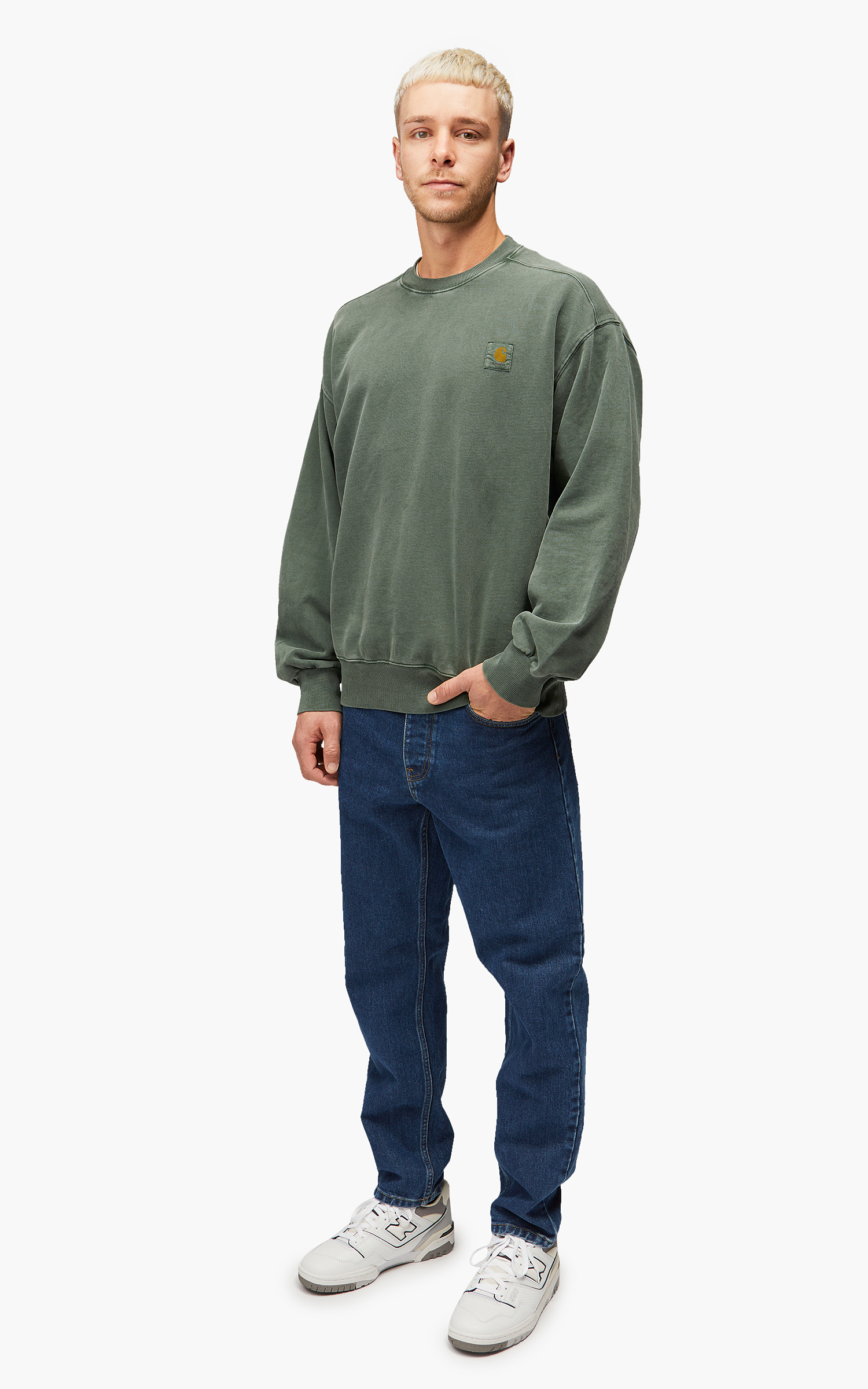 Carhartt WIP Vista Sweatshirt Boxwood | Cultizm Carhartt WIP Vista Sweatshirt Boxwood | Cultizm
