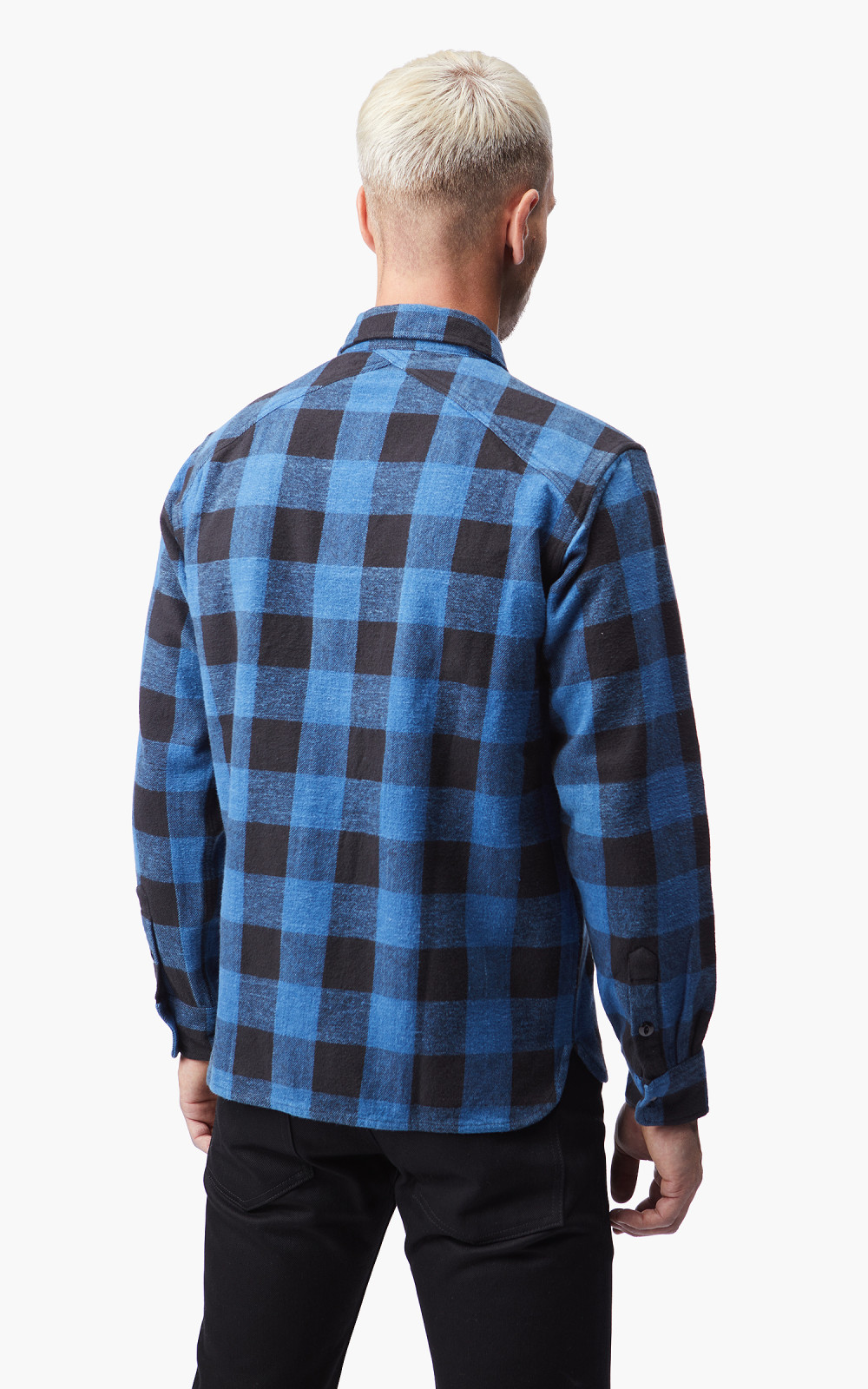 3sixteen Crosscut Flannel Shirt Indigo Buffalo Plaid | Cultizm 3sixteen Crosscut Flannel Shirt Indigo Buffalo Plaid | Cultizm