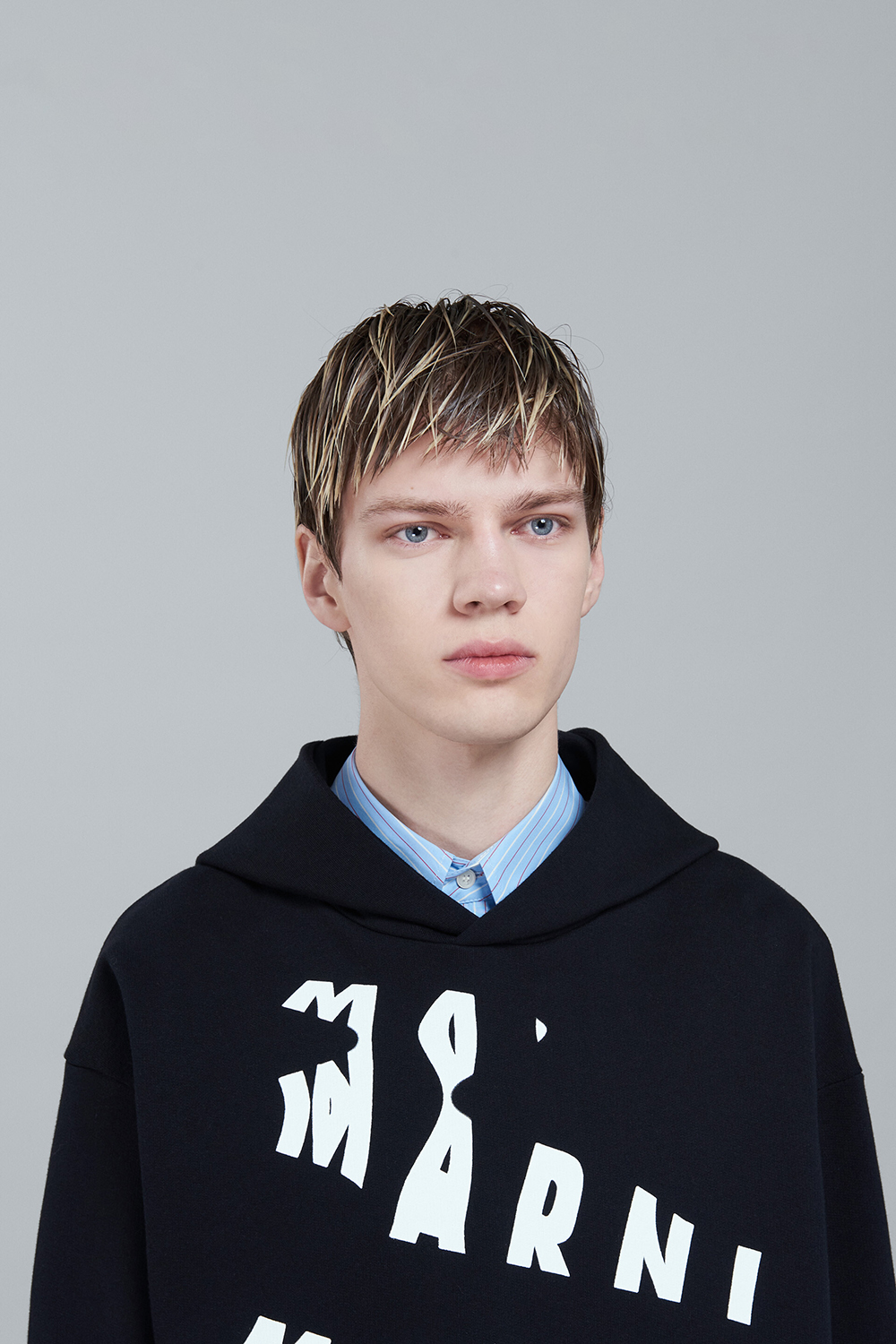 Marni Logo Hoodie Black | Cultizm Marni Logo Hoodie Black | Cultizm