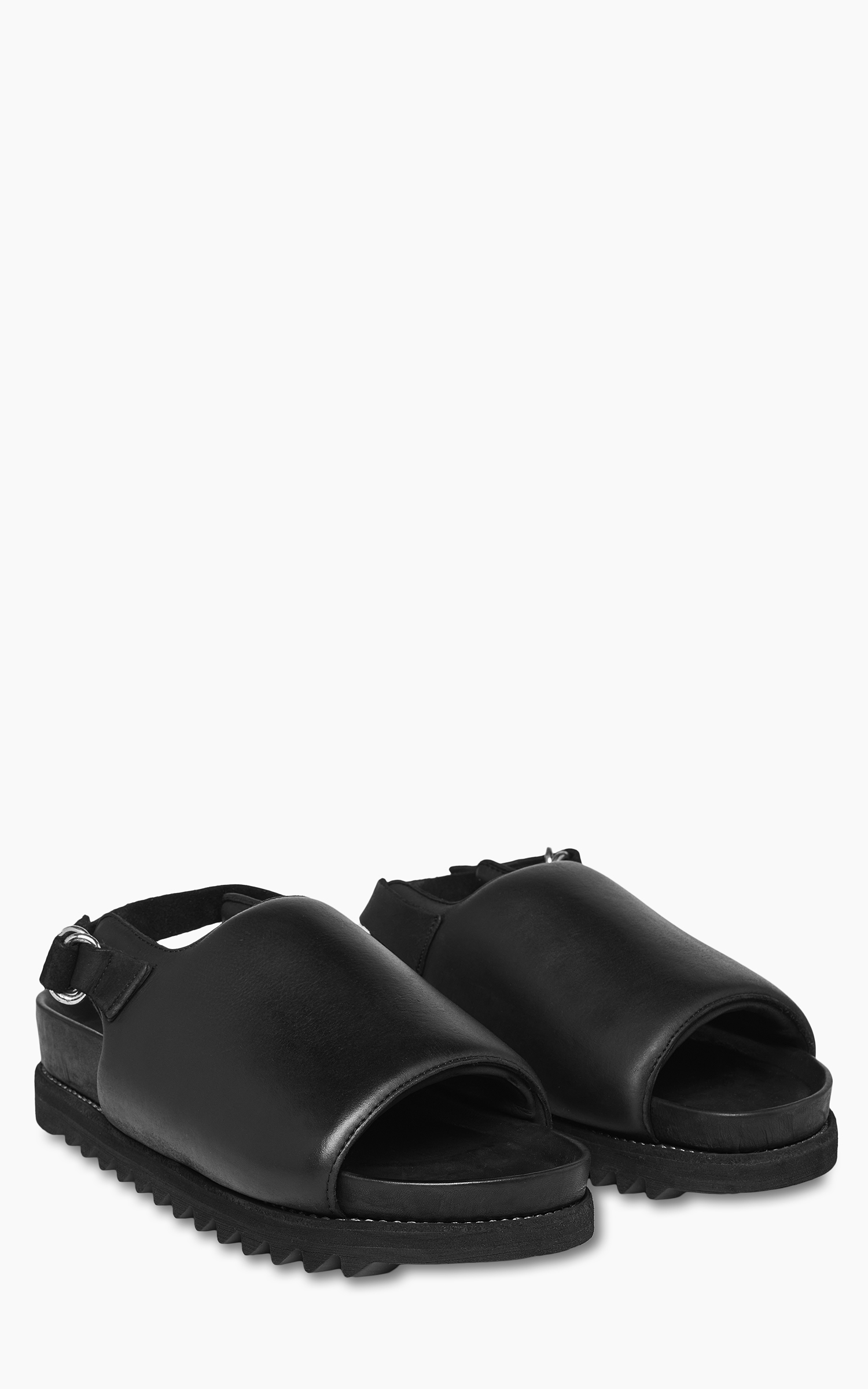 Guidi BRK04 Leather Padded Sling Back Sandal Black | Cultizm Guidi BRK04 Leather Padded Sling Back Sandal Black | Cultizm