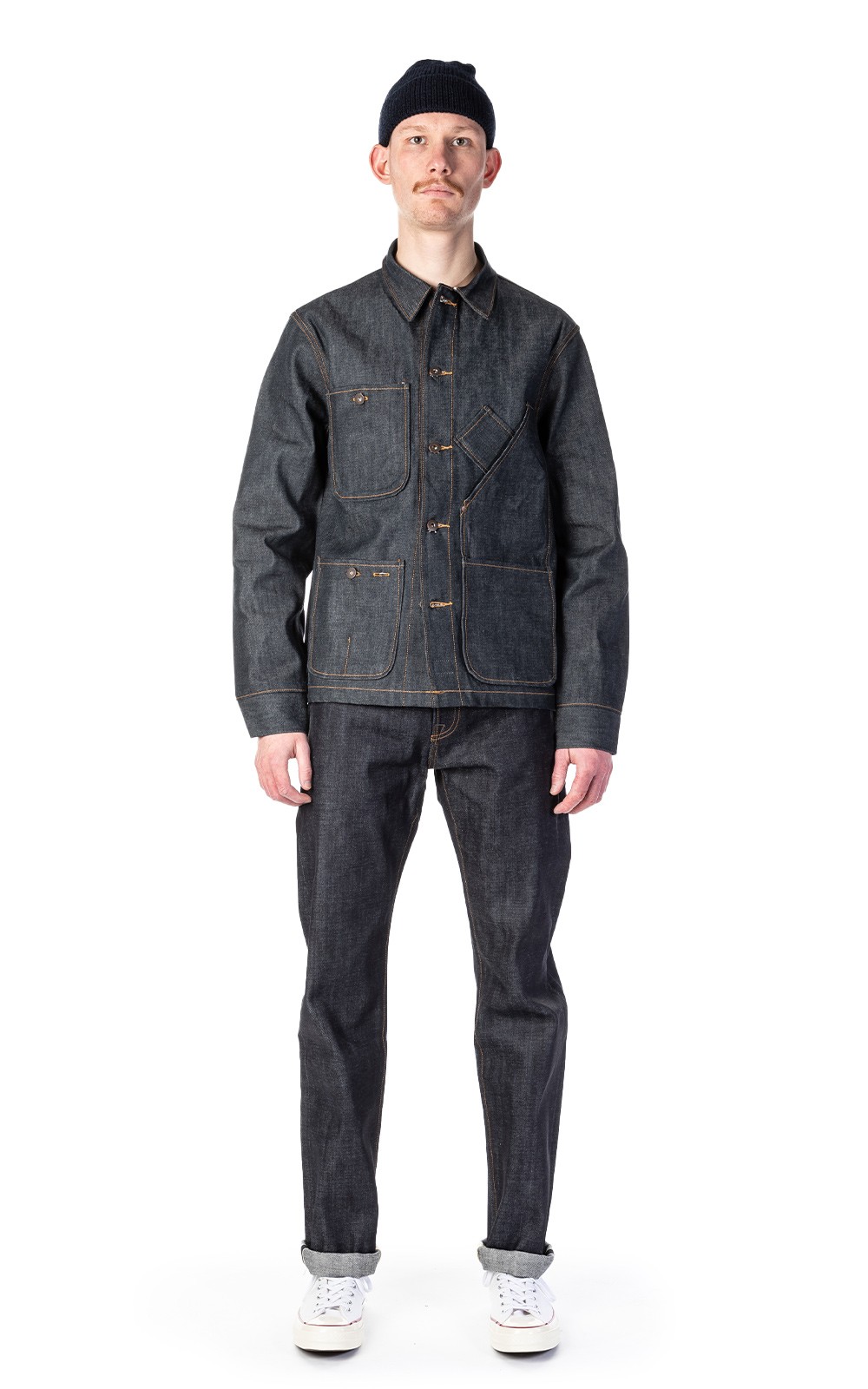 Tellason Coverall Jacket Selvedge Denim Indigo 12.5oz | Cultizm Tellason Coverall Jacket Selvedge Denim Indigo 12.5oz | Cultizm