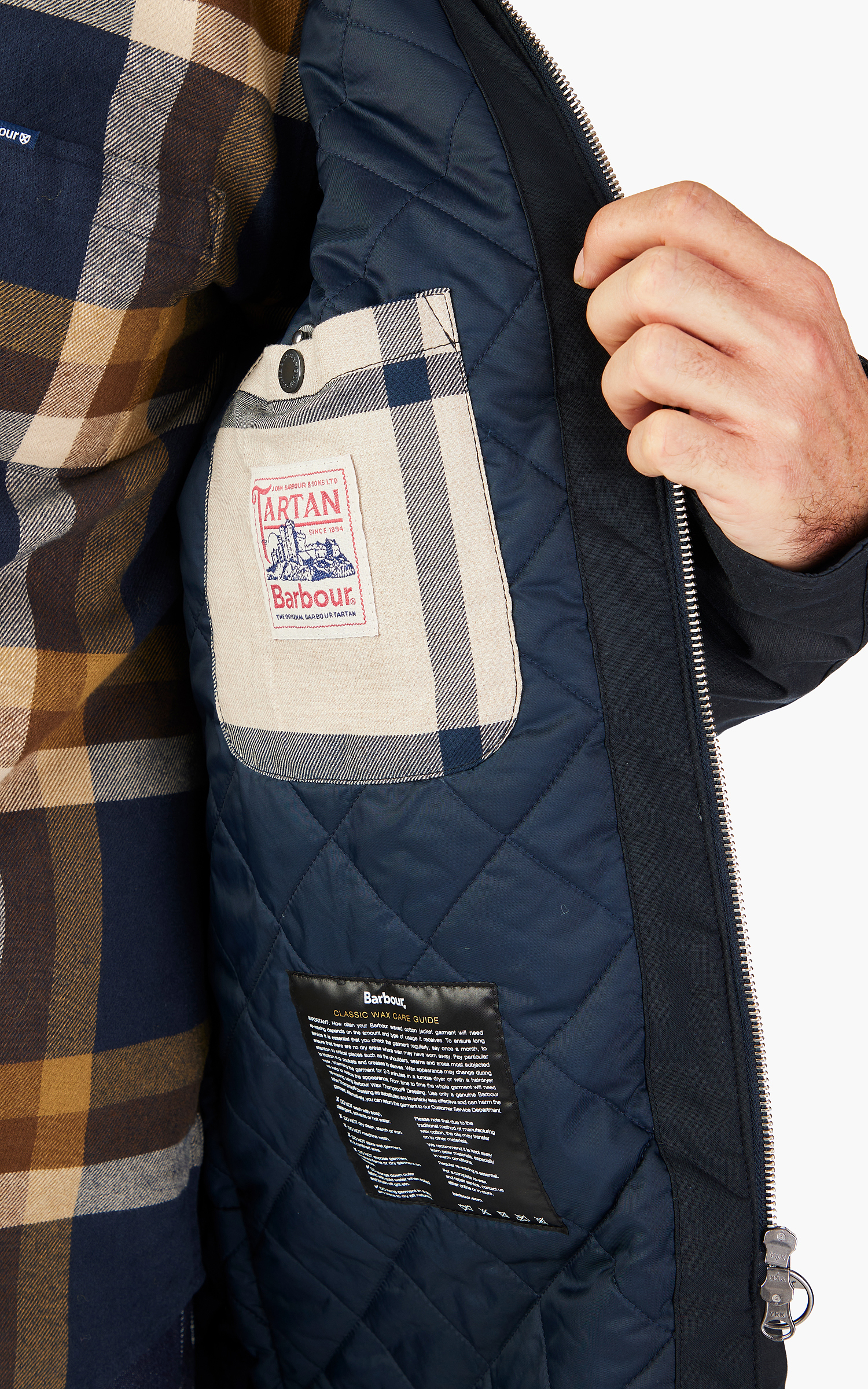 Barbour mist jacket store
